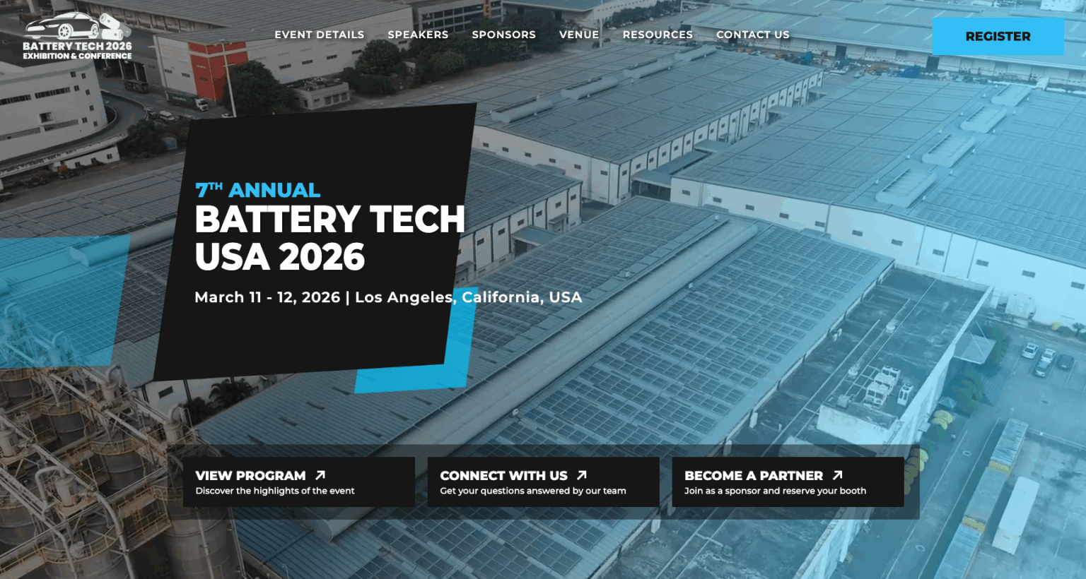 Battery Tech USA 2026 - Battery-Tech Network