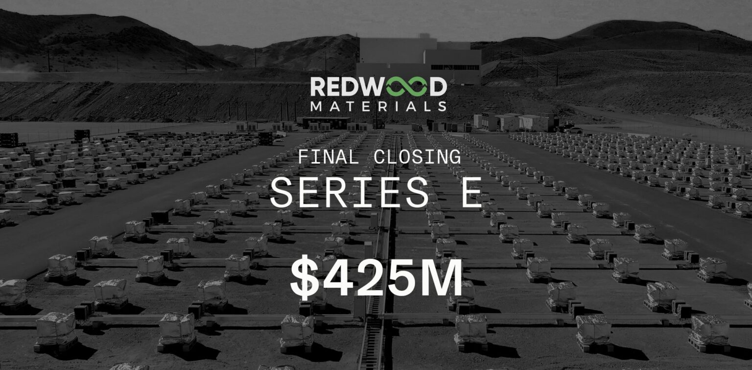 Redwood Materials Raises $425M in Series E Funding Round - Battery-Tech ...